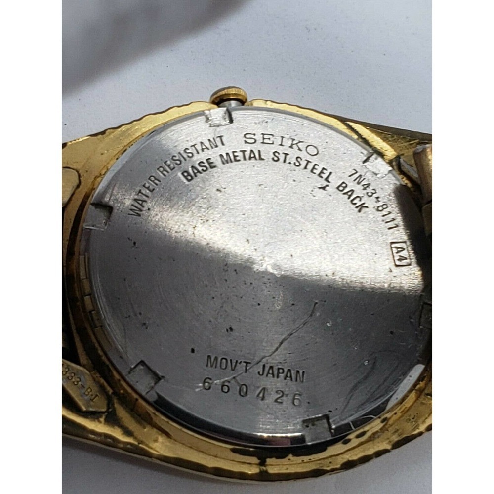 Vintage Men's Seiko Gold-Tone Day/Date - Gem
